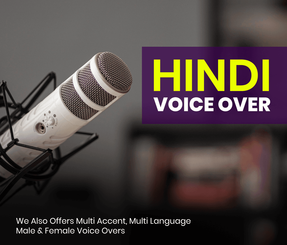 Professional English and Hindi Voice Over Service | Graptive Design